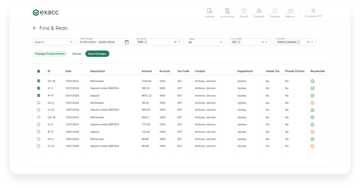 Exacc | Accounting Software